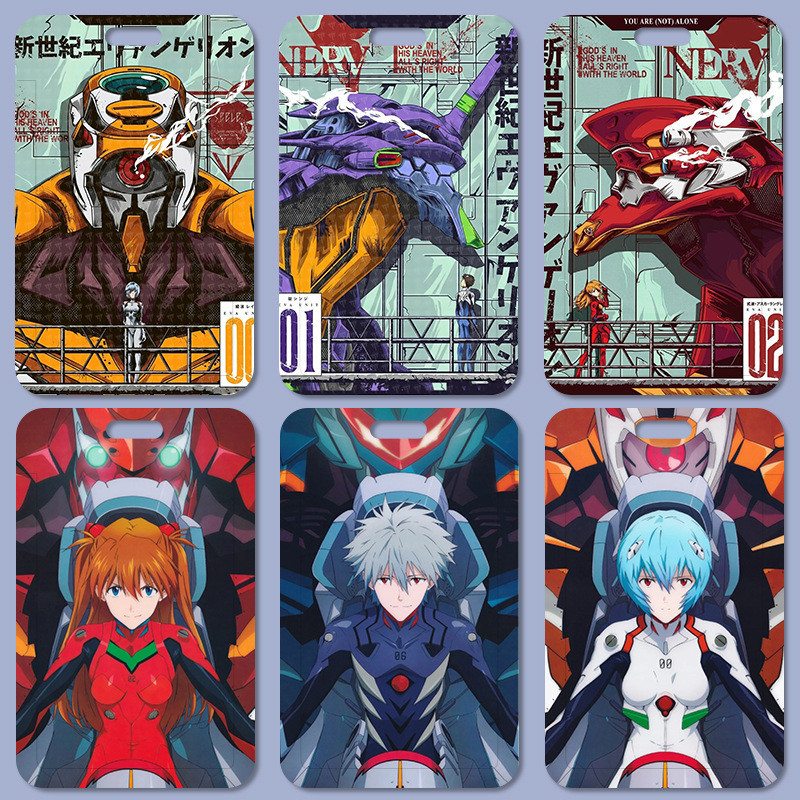 Cartoon Cartoon Anime eva Neon Genesis Evangelion Luggage Tag Boarding ...