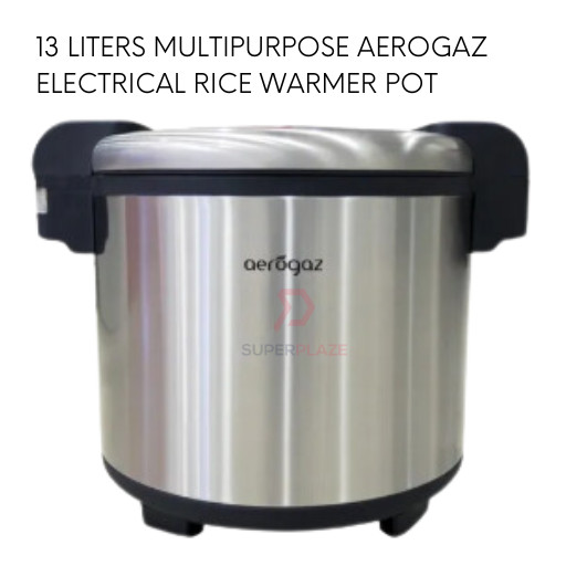 13 Liters Aerogaz Electrical Rice Warmer Pot Multi Purpose Keep Warm ...