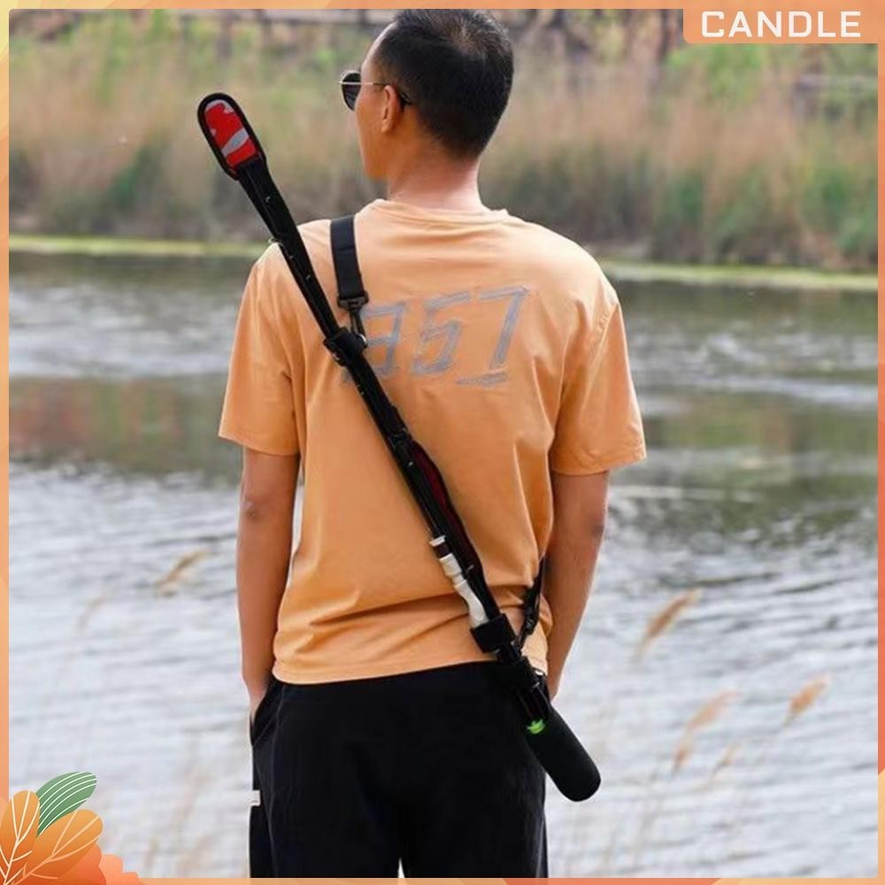 Candle 【In Stock】 90-140cm Fishing Rod Socks Strap Fishing Pole Sleeves ...