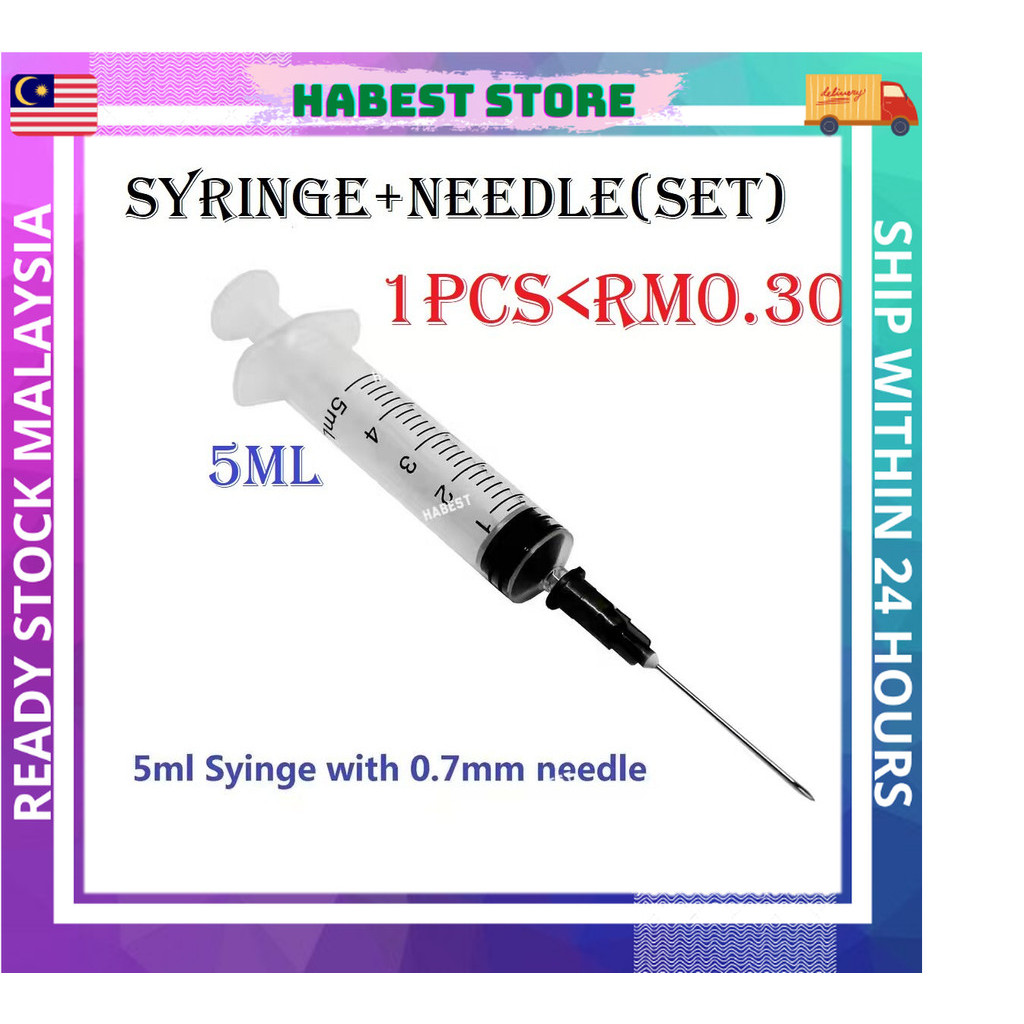 [Wholesale 100-200 Pcs] Disposable sterile SYRINGE / JARUM / PICAGARI ...
