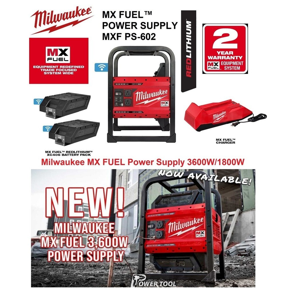 Milwaukee MX FUEL 3600W/1800W Portable Power Supply | Shopee Malaysia