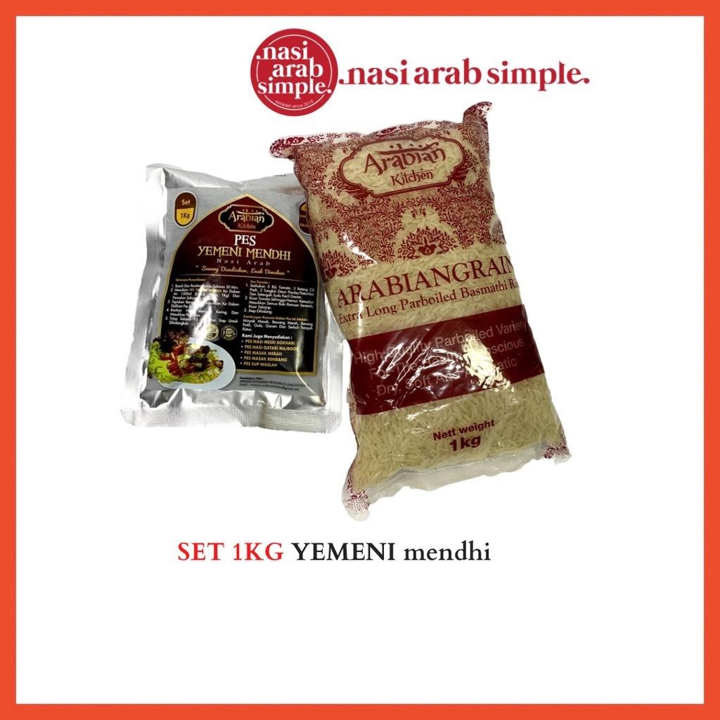 Nasi Arab Arabian Kitchen : 1kg Beras Basmathi dan Pes Yameni Mandhi ...