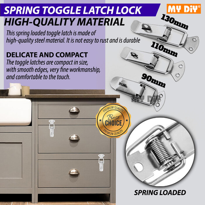 MYDIYSDNBHD - LOCKABLE SPRING TOGGLE LATCH CLAMP SMALL / MEDIUM / LARGE ...