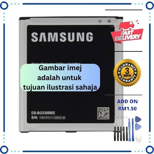 BATTERY SAM G530H / J5 2015 J500G / J3 2016 J300 / J310 / J2 PRIME ...