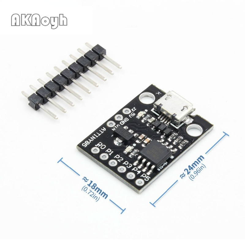 ATtiny ATtiny85 Digispark Kickstarter Micro USB Development Board Module For Arduino IIC I2C TWI ...