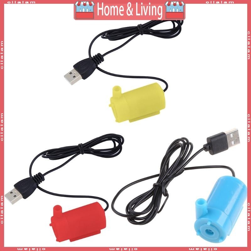 ci Micro Submersible Water Pump Fish Tanks Aquarium USB Powered for DC ...