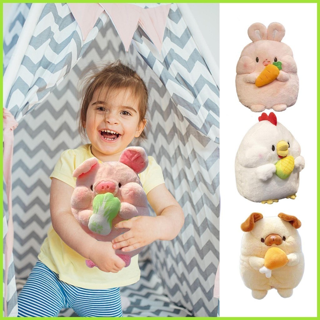 Animal Plush Chicken Plush Hug Corn Soft Stuffed Animal 9.84 Inch Cute ...