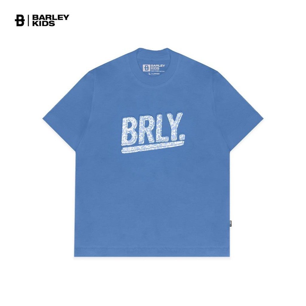 Barley Divison T-shirt Kids/Kids T-shirt Radiant Blue | Shopee Malaysia