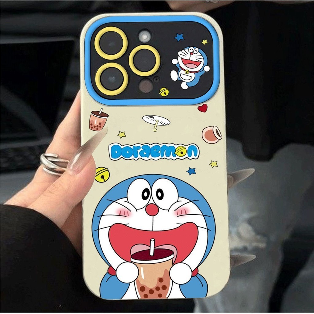 For iphone 15 Pro Max Phone Case Doraemon backpack 12 13 14 15 11 Pro ...
