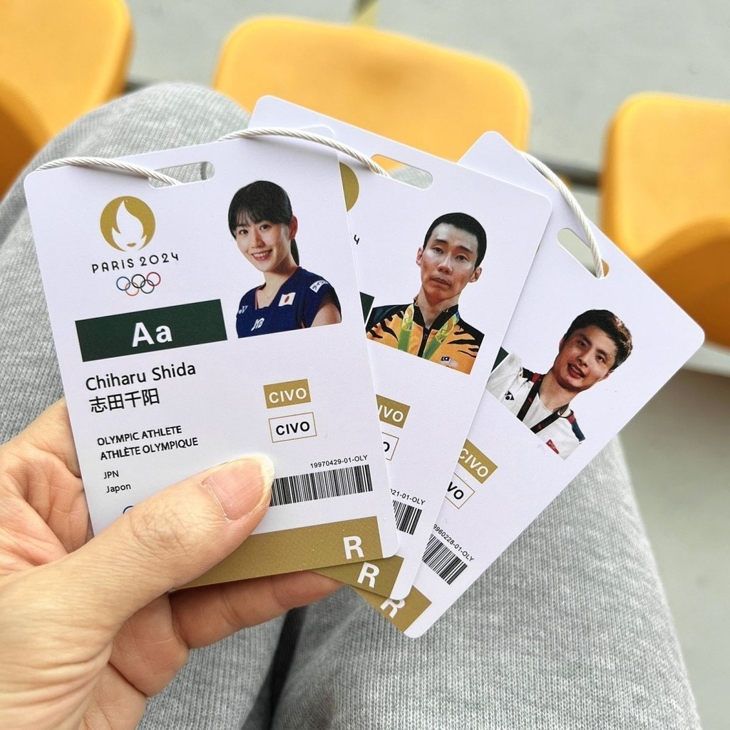💕International Badminton Star Competition Card Momoda Lindan Li Zongwei ...