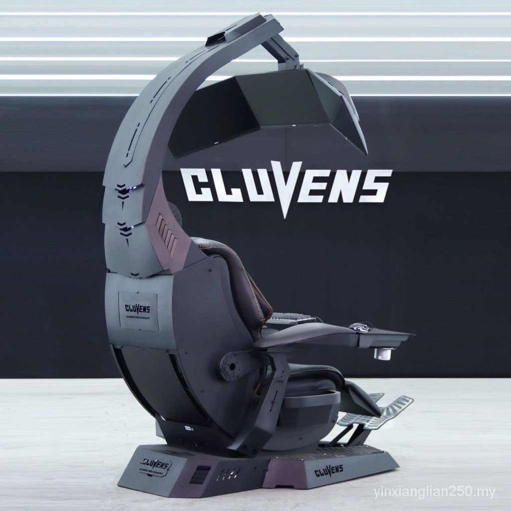 Free SHIPPING Cluvens Integrated Zero Gravity Computer Cockpit Ergonomic Gaming Cockpit Computer ...