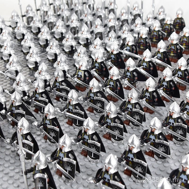 Compatible with Lego Ring King Gondor Medieval Soldier Lord of the ...