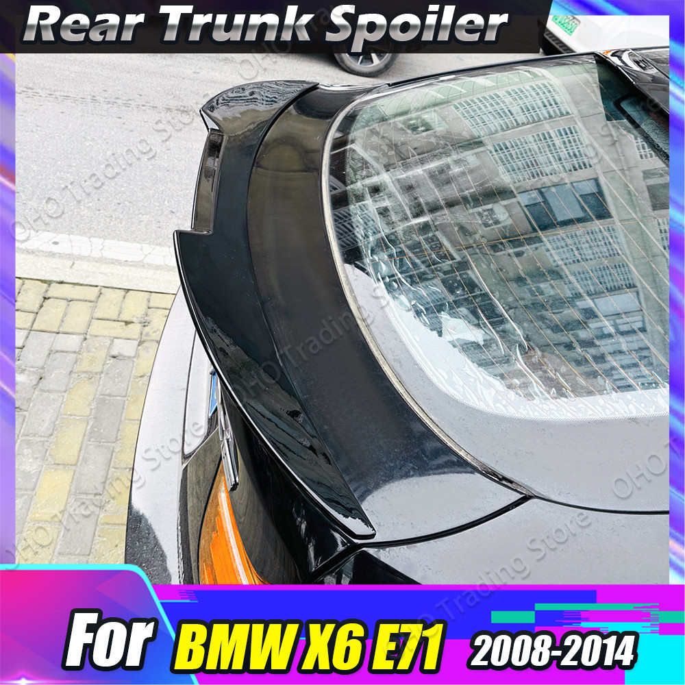 M4 Style Rear Trunk Roof Spoiler For BMW X6 E71 2008 2009 2010 2011 ...