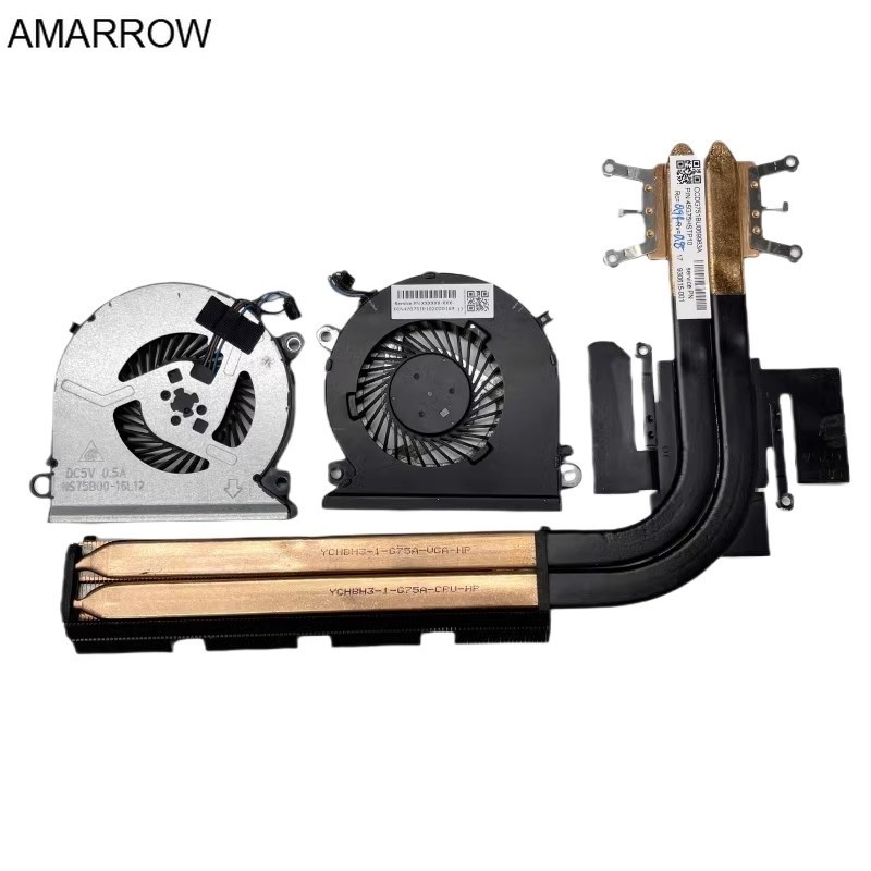 Laptop CPU Cooler Fan for HP PowerPavilion3 TPN-Q193 15-CB Heatsink ...