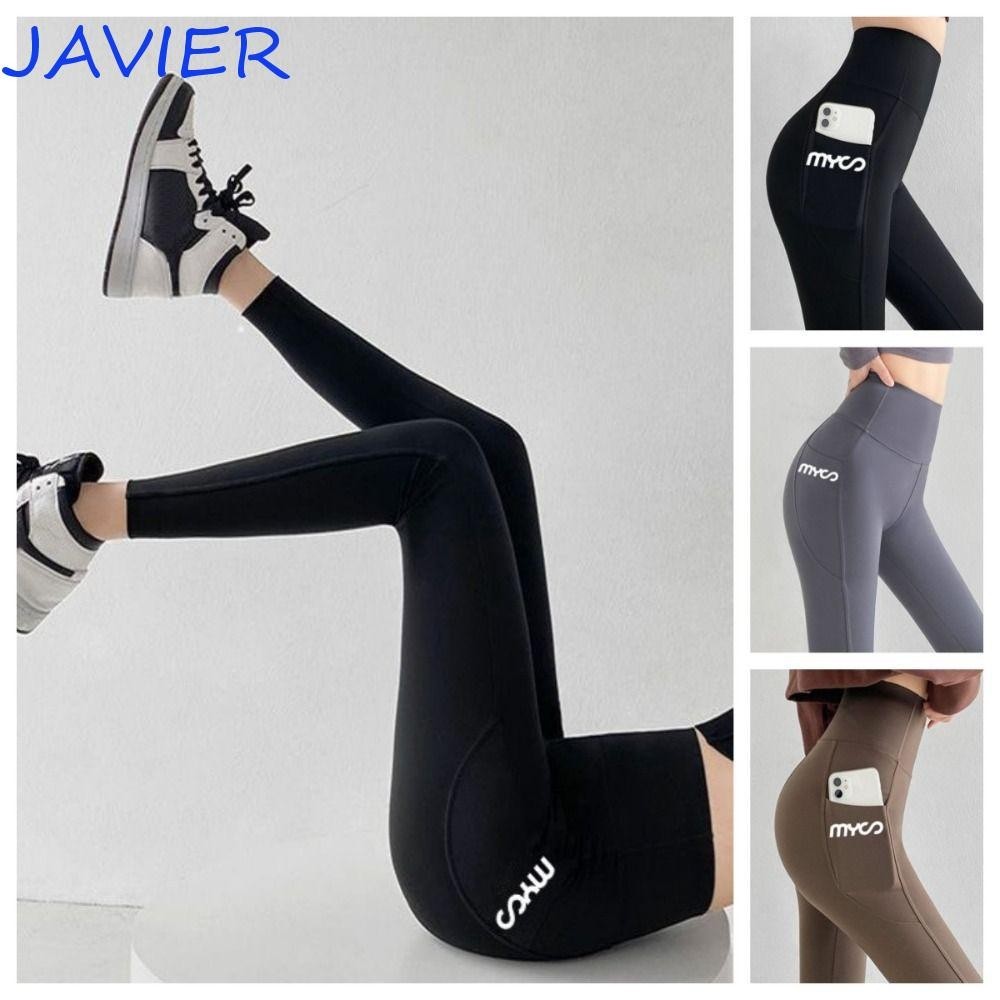 JAVIER Women Leggings with Pocket, High Waist Seamless Jogging Women's ...