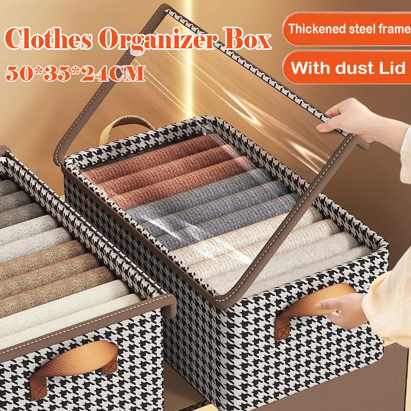 50*35*24cm 】large capacity clothes organizer foldable clothes storage ...