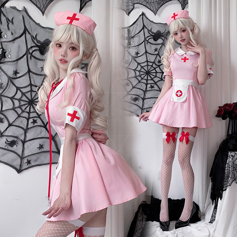 Sexy Halloween Uniform Night Suit Cos Nurse Doctor Cosplay Vampire Costumes | Shopee Malaysia