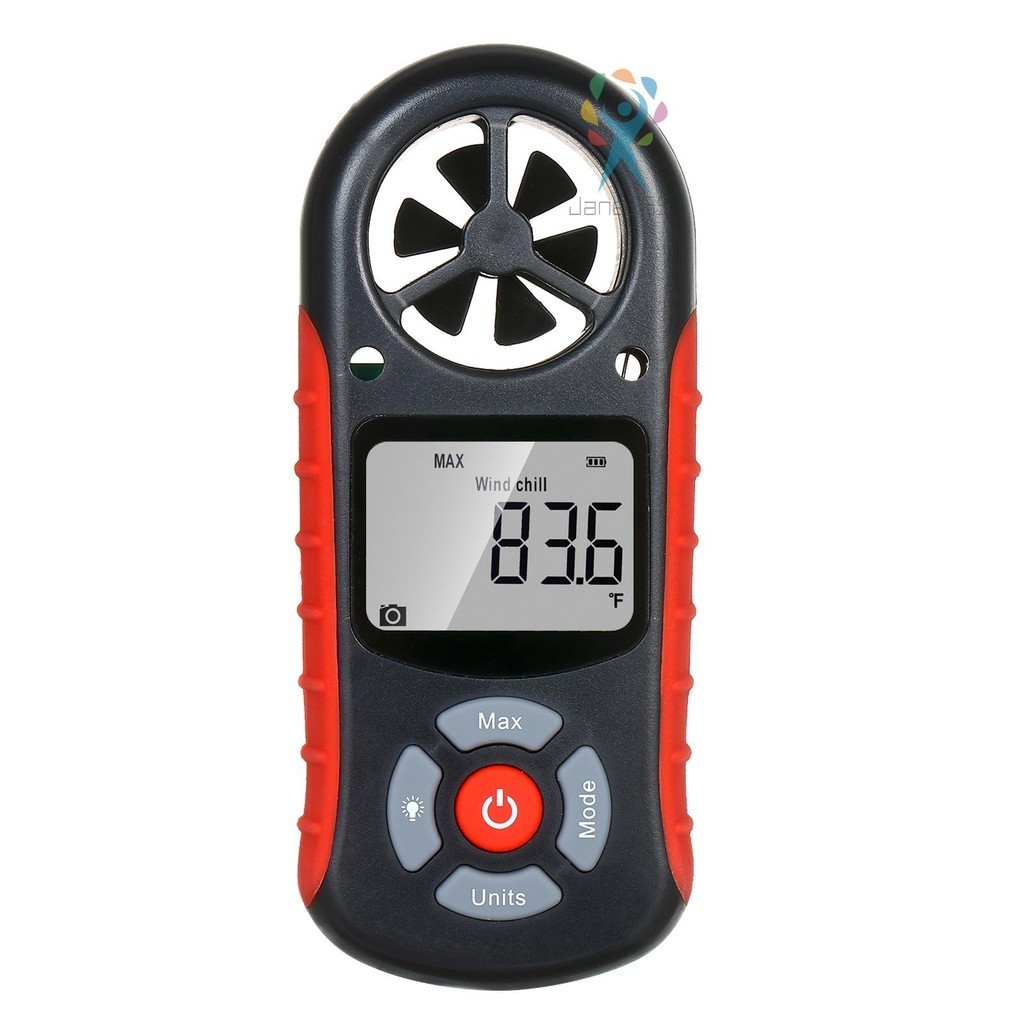 Meter Dew LCD Digital 8 in 1 Handheld Point Wind Barometric Temperature ...