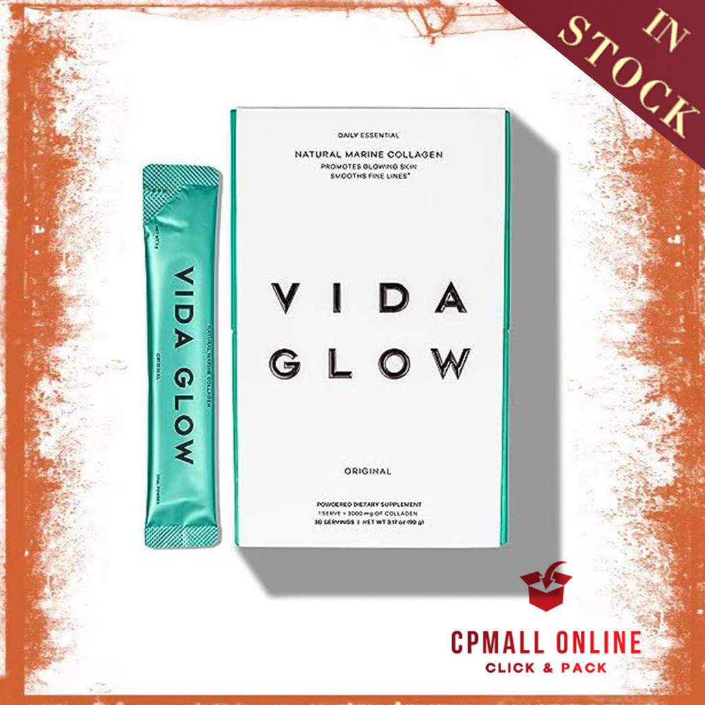 [Expiry Date: 07/2027] Vida Glow Natural Marine Collagen 澳洲深海胶原蛋白肽粉 3g x 30 Sachets ( Made in ...