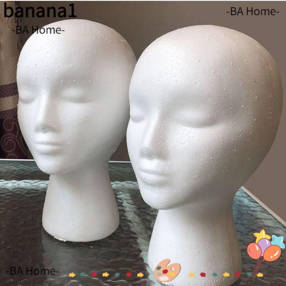 BA Head Model Glasses Display Stand Female Head Model Hairpieces Stand ...