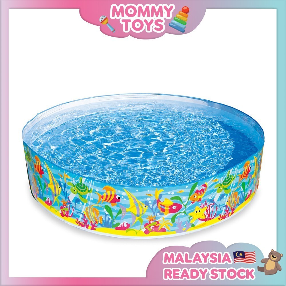 Intex Kids 5ft x 10in Snapset Pool Inflatable Paddling Garden Ring Pool ...