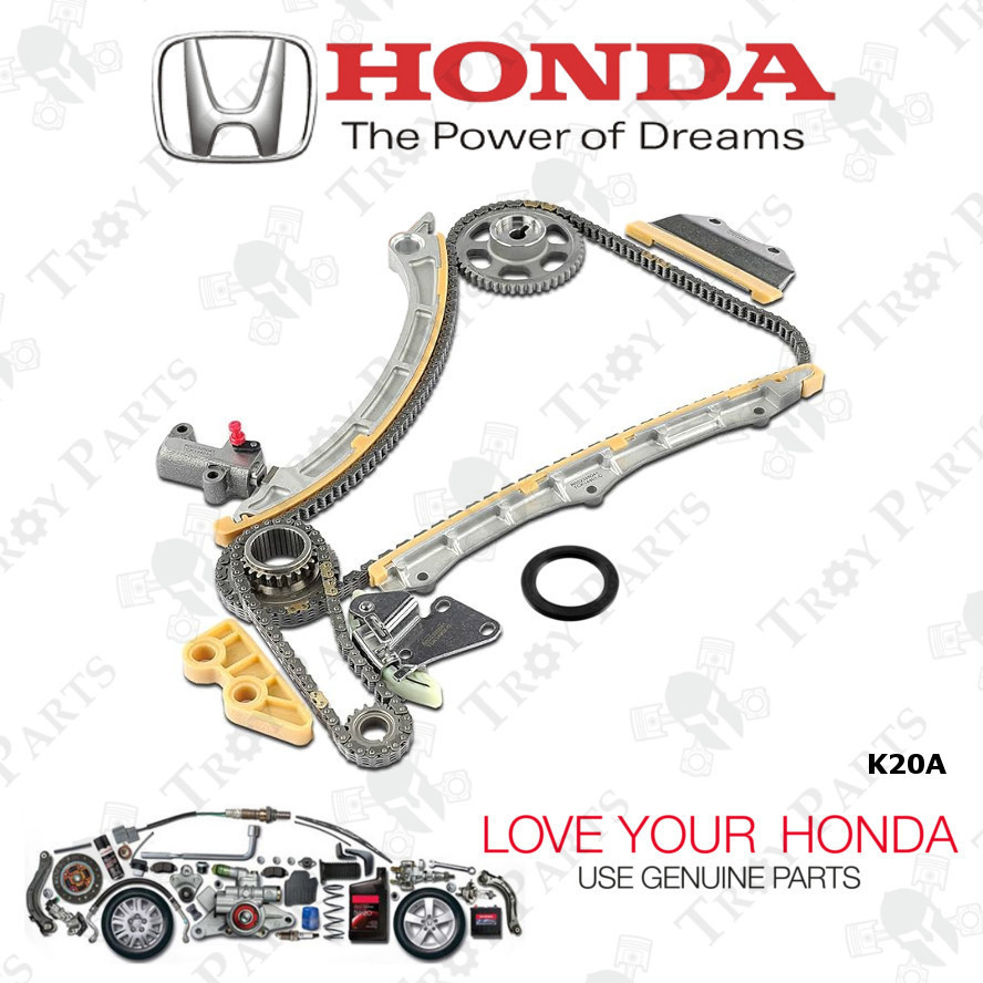 (12pc) Original Honda Timing Chain Kit Set 14401-PNA-004 for Honda CRV ...