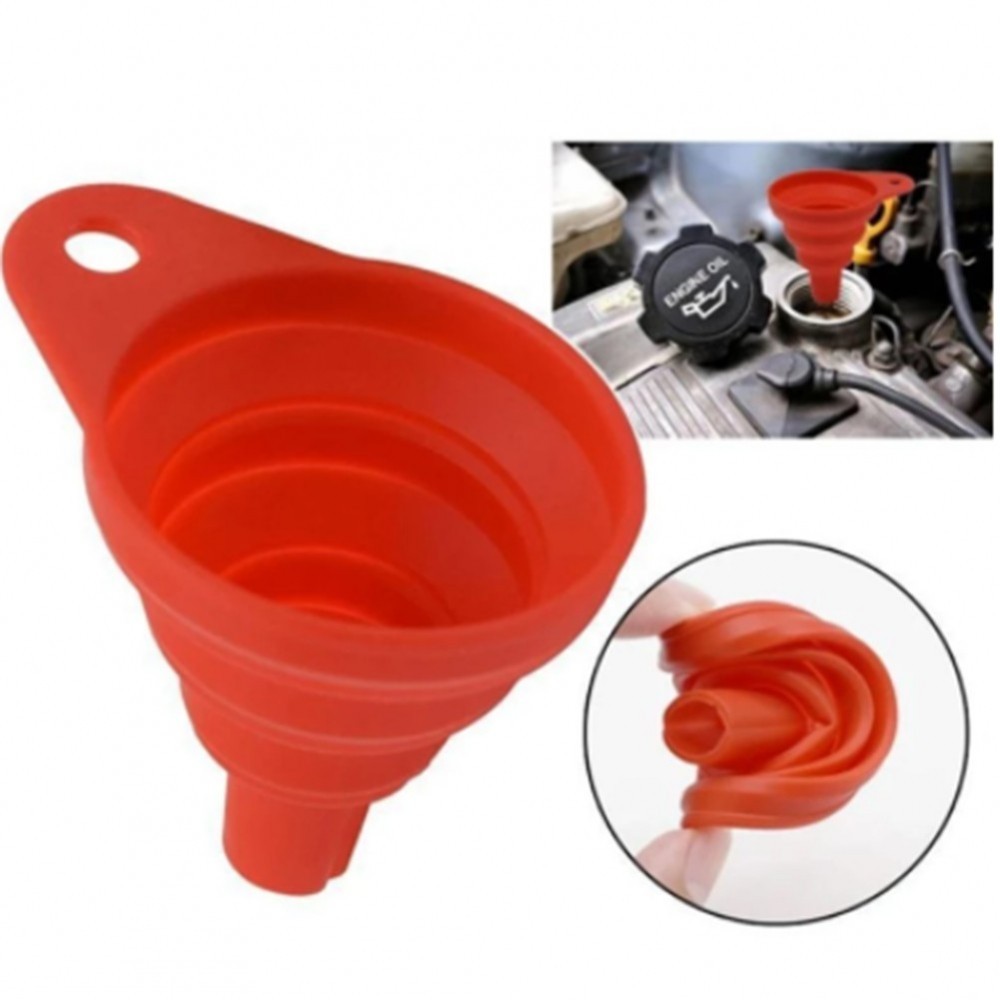 Car Funnel Filler Collapsible Foldable Top Up Engine Screen Space ...