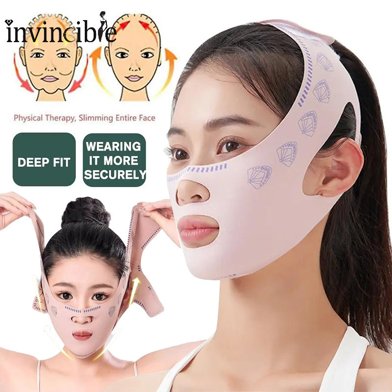 Face Slimming Bandage - V Shape Lift Reduce Double Chin Band ...