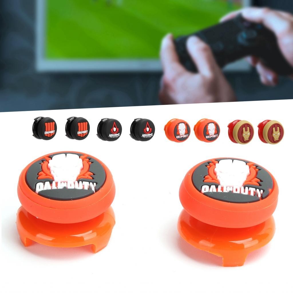 Maib 1 Pair Plastic Rocker Caps Joystick Grips Cover Protector for PS4 ...