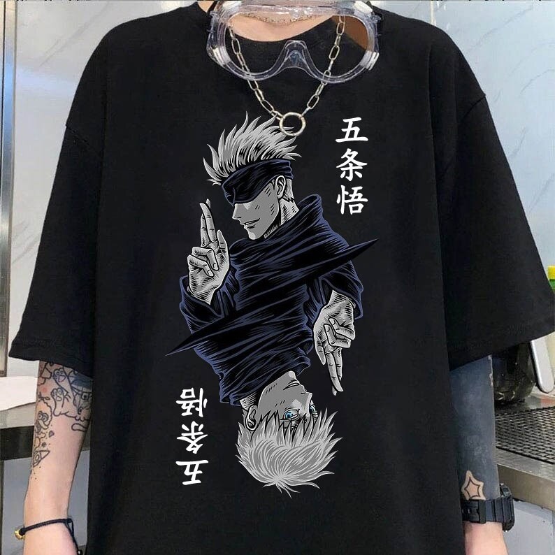 Summer Women's T-Shirt Fashion Jujutsu Kaisen Satoru Gojo Anime Graphic ...