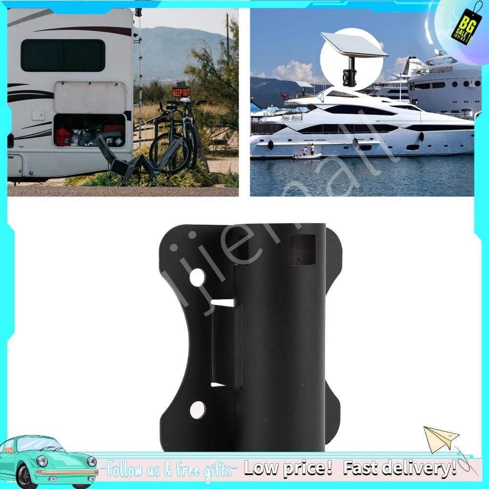 Haijiemall Antennae Mast Pipe Mount Adapter Stainless Steel Weather ...