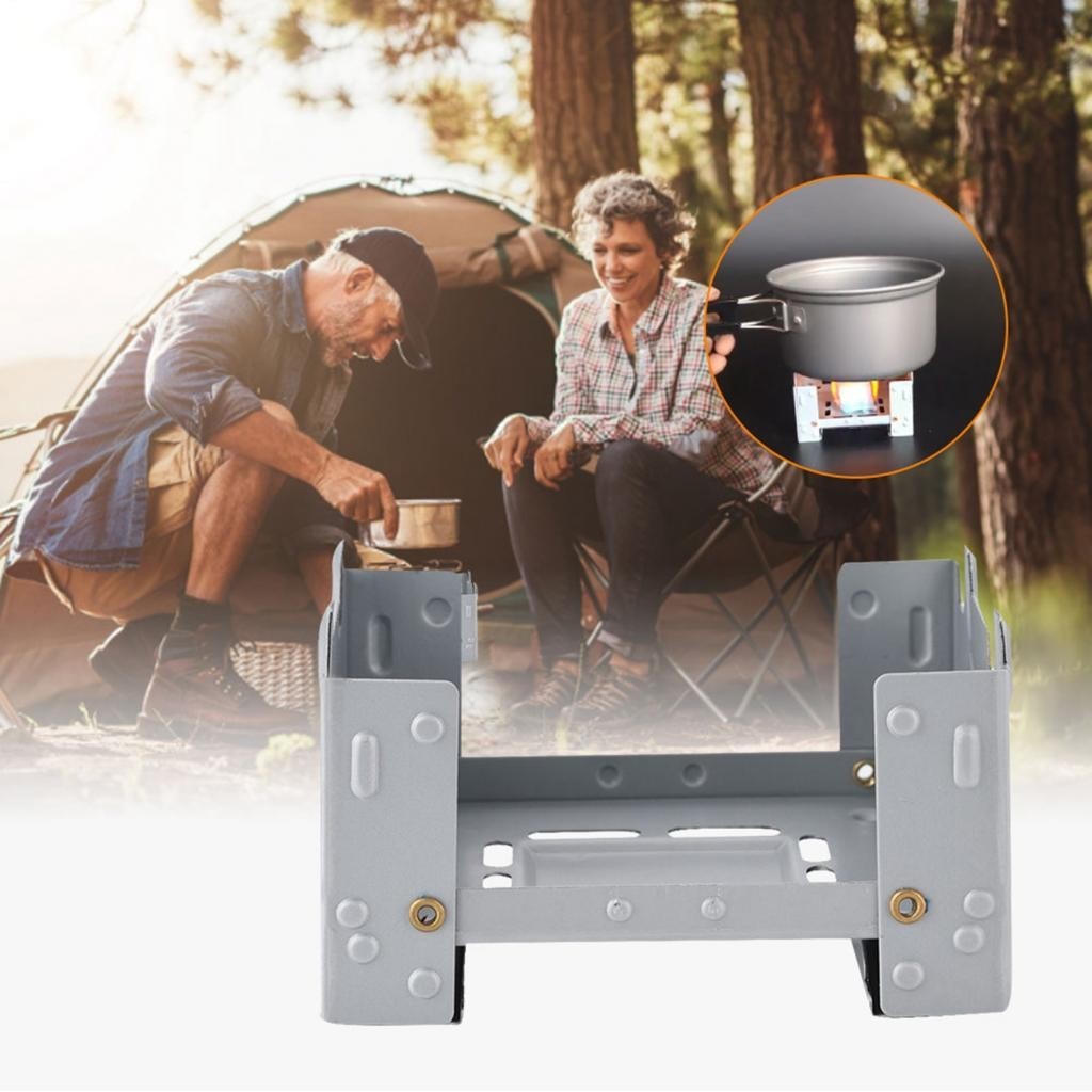 Phoenixshop Outdoor Camping Alcohol Stove 95 x 75mm Portable Solid Fuel ...