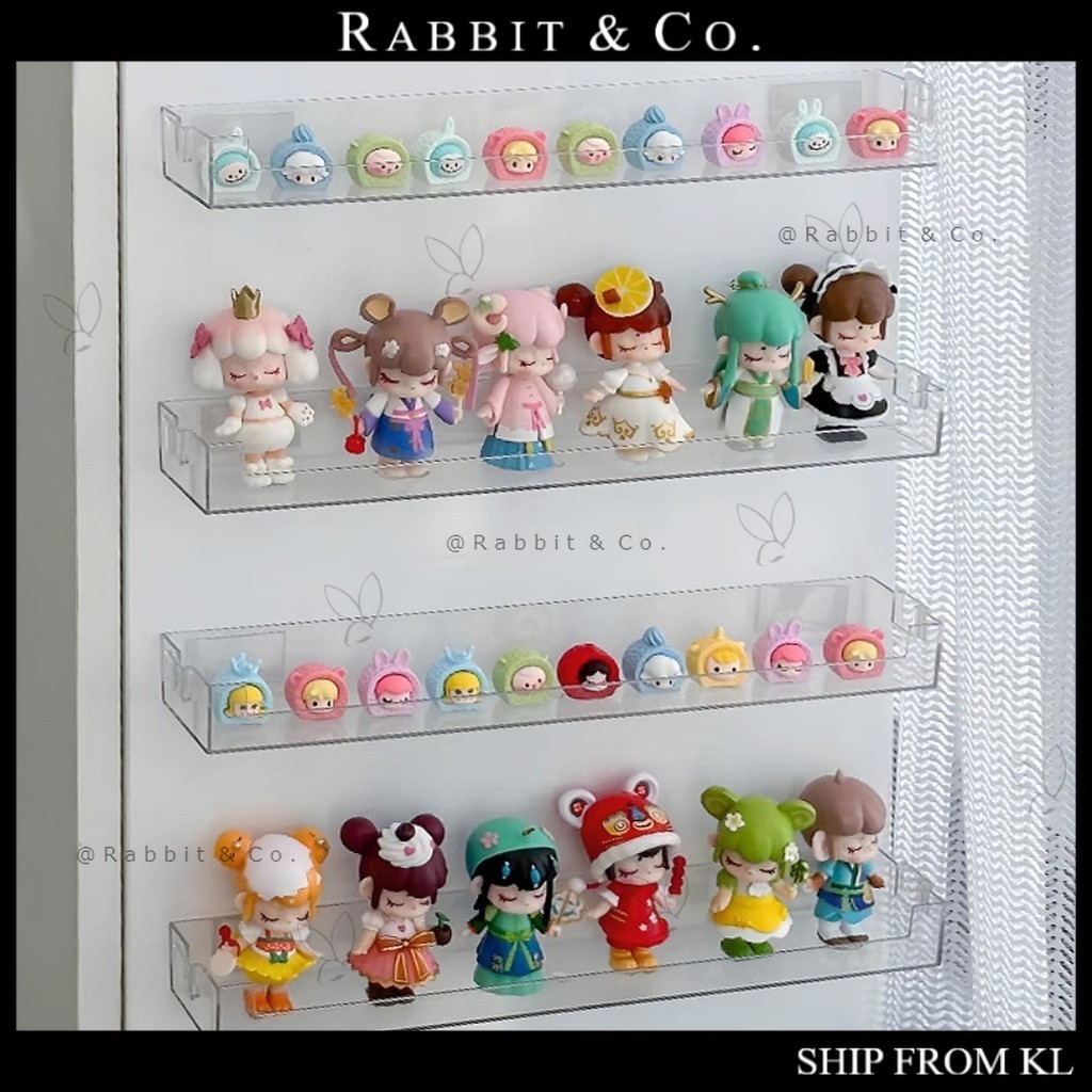 R&C Wall Mounted Figures Blind Box Storage Display Stand Container Box ...