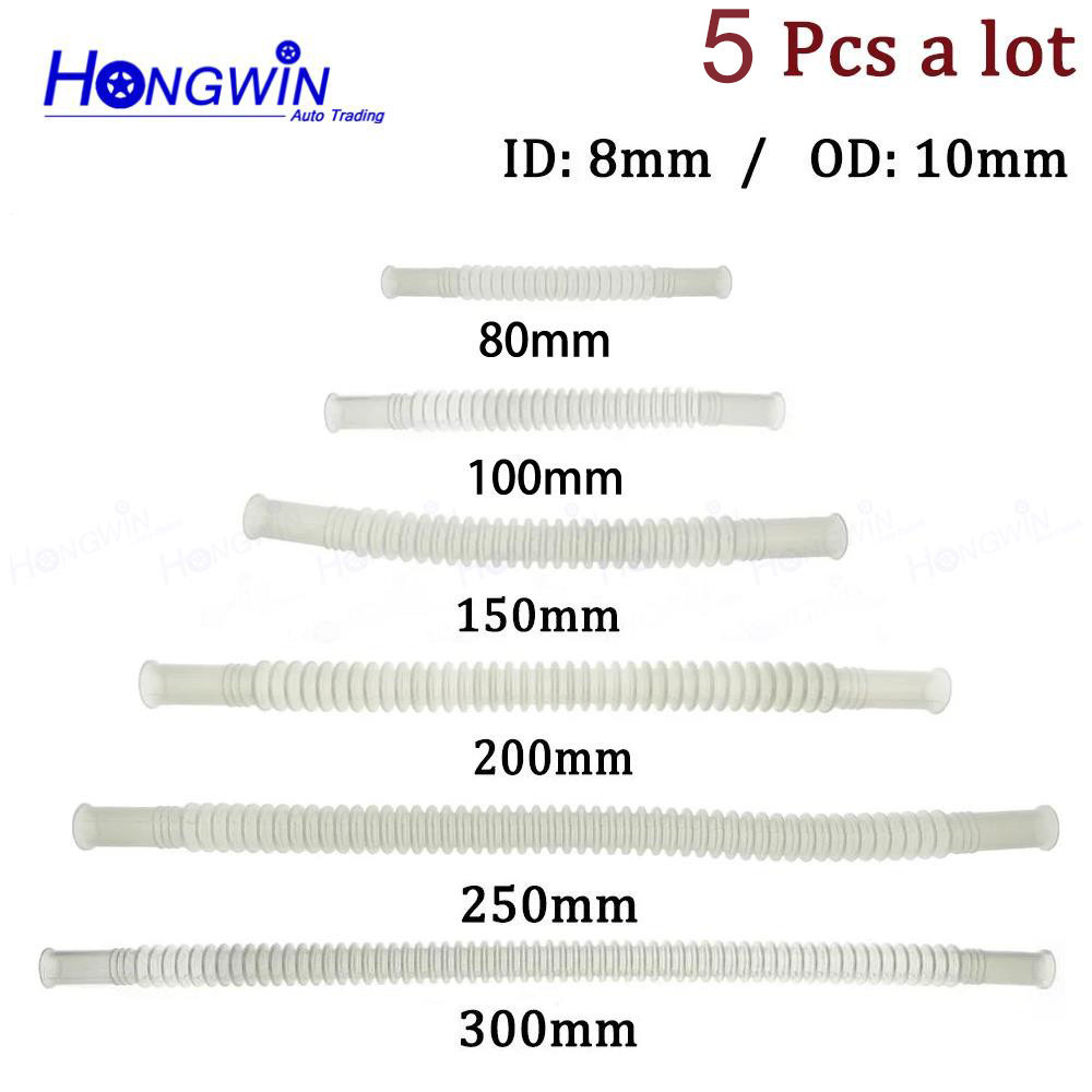 Universal Fuel Petrol Pump Hose - Plastic Nylon Corrugated Flexible ...