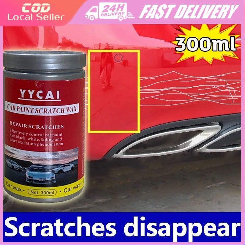 No Scratches! Car Scratch Remover 300ML Car Polish Cream Wax Car Paint ...