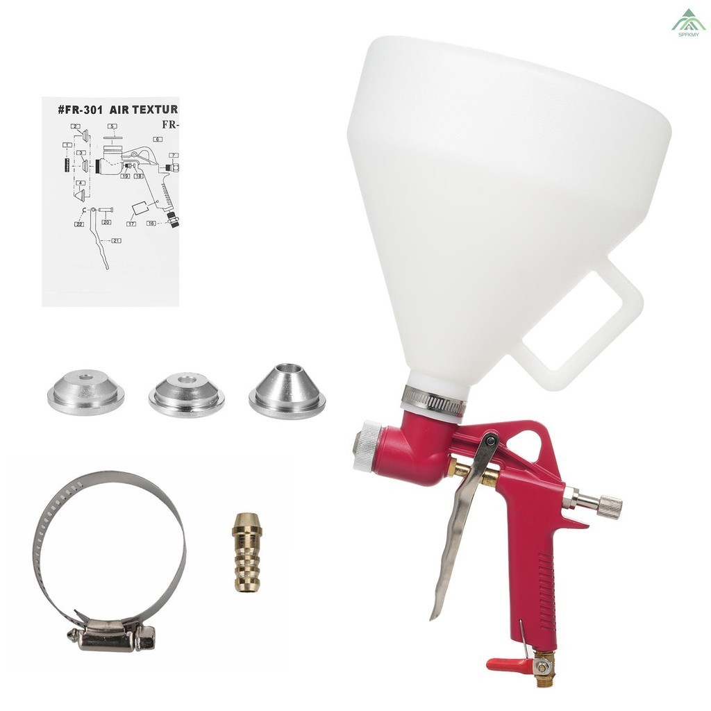 Drywall Wall Painting Sprayer 6L Paint Texture Tool Air Hopper Spray ...