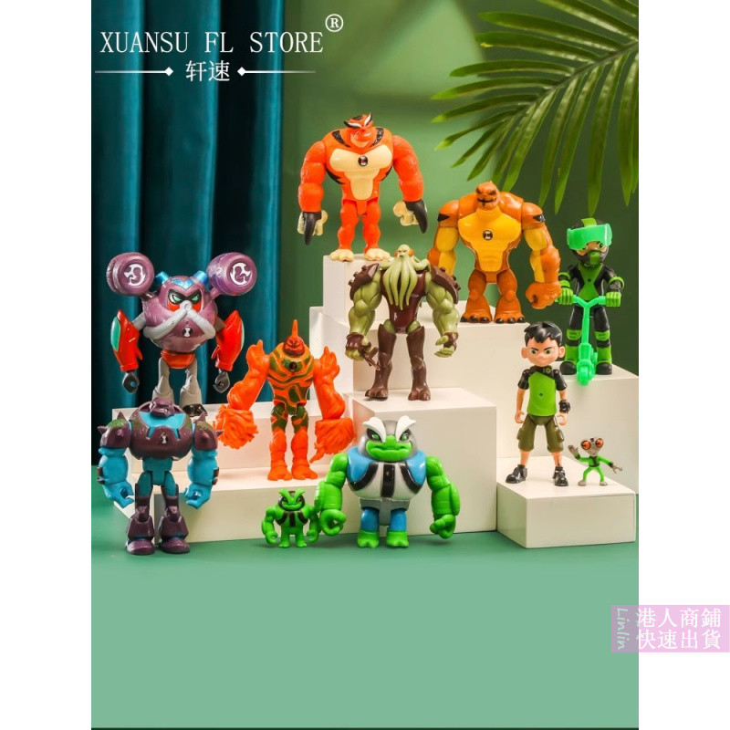 Ben10 Teenager Hacker Figure Earth Guard Alien Hero Doll Model ...