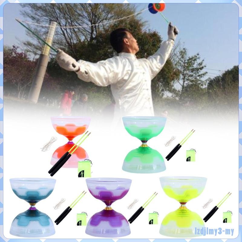 [LzdjlmyabMY] Chinese Diabolo Toy Set Juggling Toy with Diabolo Sticks ...