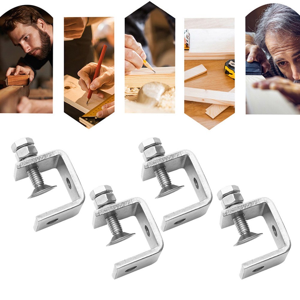 (BABYCITY-MY) 4X Stainless Steel C Clamps Clamp for Mounting U Clamps ...