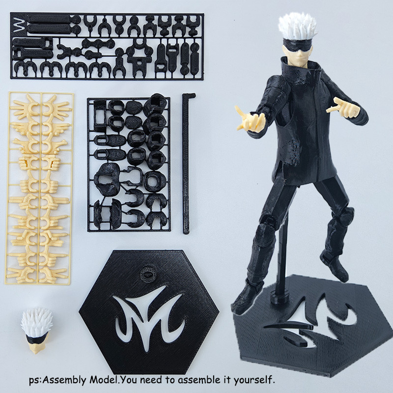 Jujutsu Kaisen T13 Gojo Satoru Movable Assembly Model Lucky 13 Dummy 13 ...