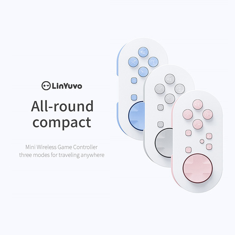 LinYuvo Mini Wireless Game Controller Meteor Light Key Sized Pocket ...
