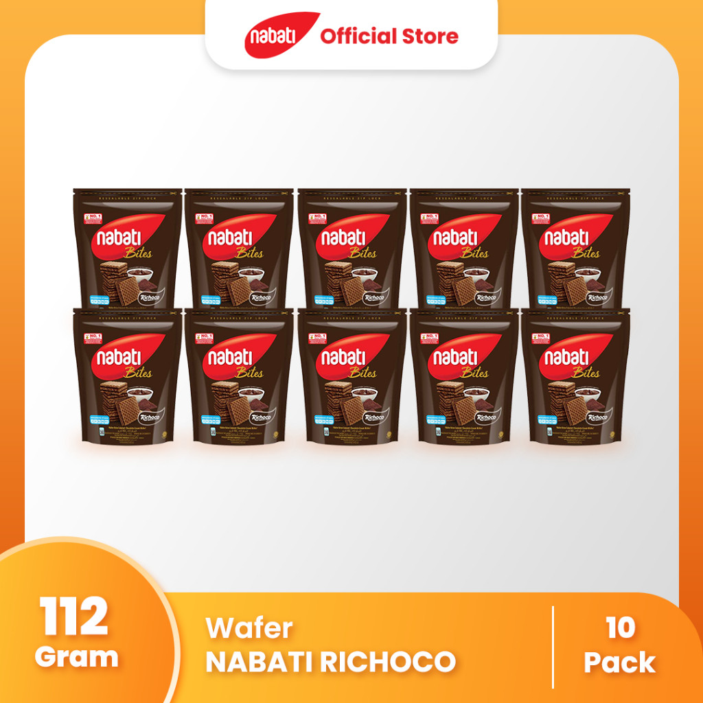 [Bundle] Nabati Bites Richoco 100g x 10 | Shopee Malaysia