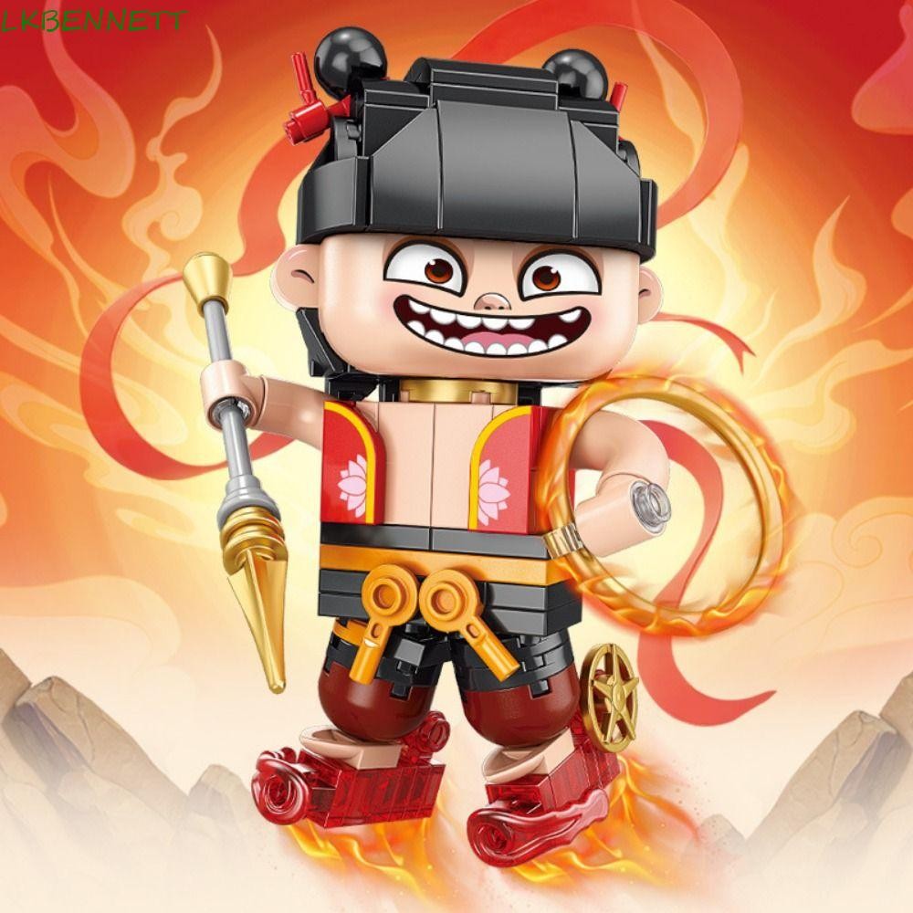 LKBENNETT Nezha Model Building Blocks, Nezha Figurine Chinese Style ...