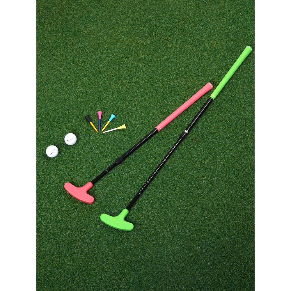 Golf Putter for Adults Children Retractable Two-Section Silicone Putter ...