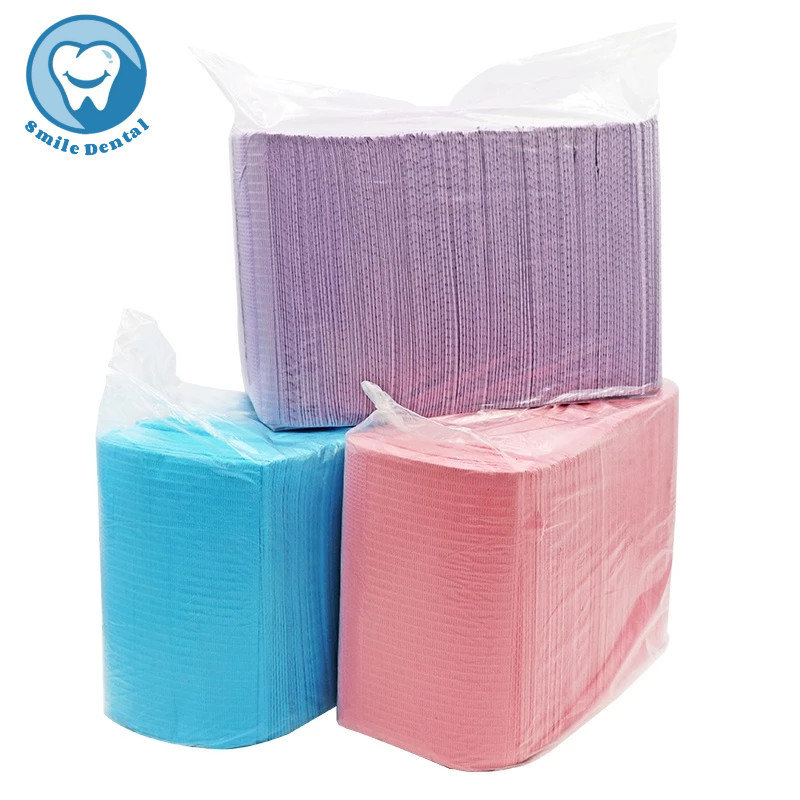 125 Pcs Disposable Dental Medical Paper Scarf 3 Layer Water-resistant ...
