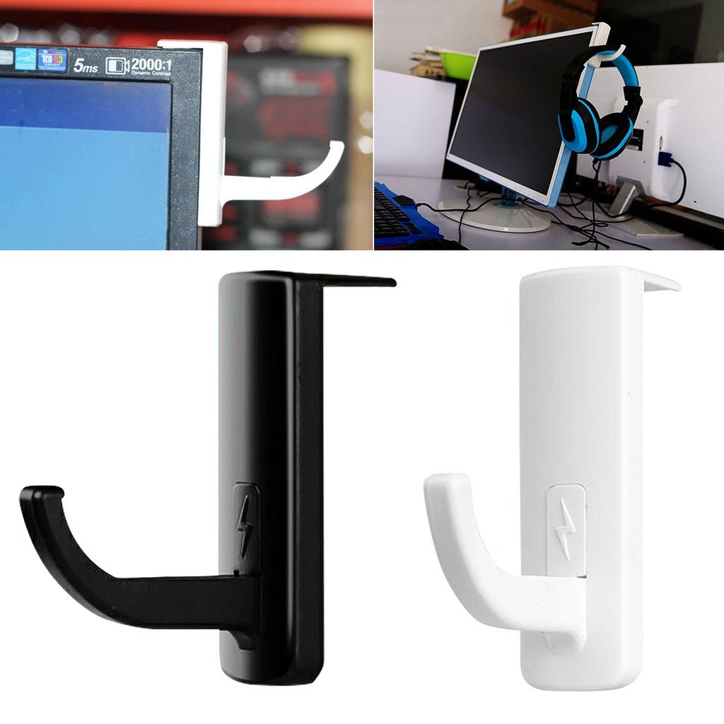 1 Pcs Universal Headphone Hanger, Wall PC Monitor Stand, Portable ...