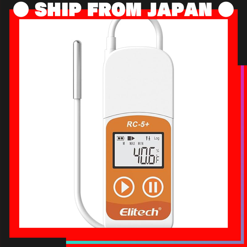 Elitech RC-5+ TE Digital PDFCSV USB Temperature Data Logger Reusable Recorder Refrigerator ...