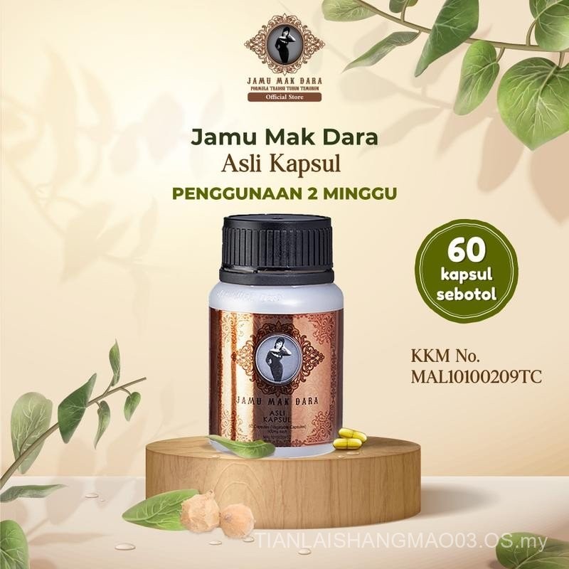 Jamu Mak Dara Asli Kapsul [60 kapsul] Organik Malaysia Suplemen ...