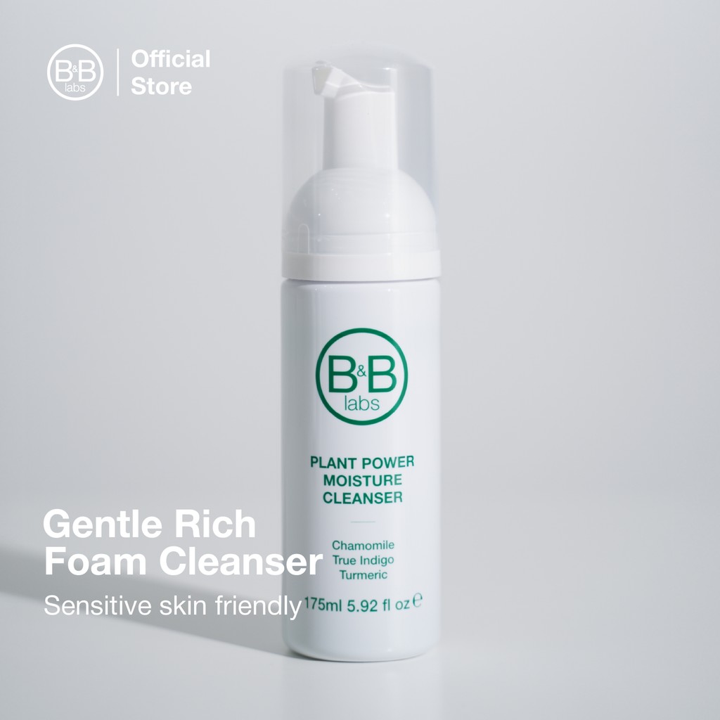 B&B Labs Plant Power Moisture Cleanser (40ml/ 175ml) Gentle Cleanser ...