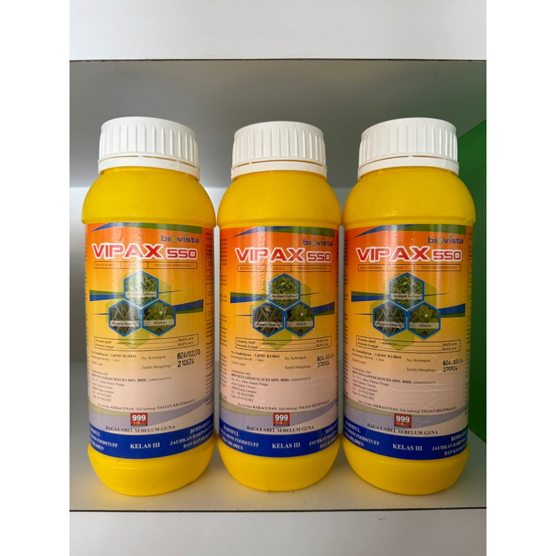 [ORIGINAL] 1L & 4L VIPAX 550 BIOVISTA (Ametryn 50%) Racun Susu/Sambau ...